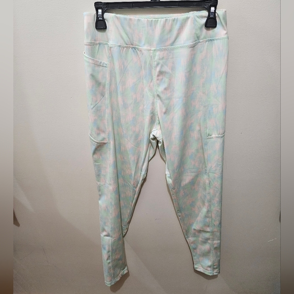 ASOS | Pants & Jumpsuits | Asos 455 Green Blue Pink Tie Dye Watercolor ...